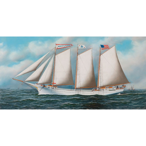 Three Masted Schooner 'Andrew C. Pierce'