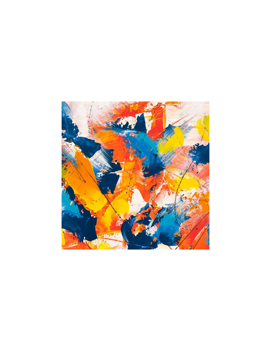 Waves crashing in the summer sky II