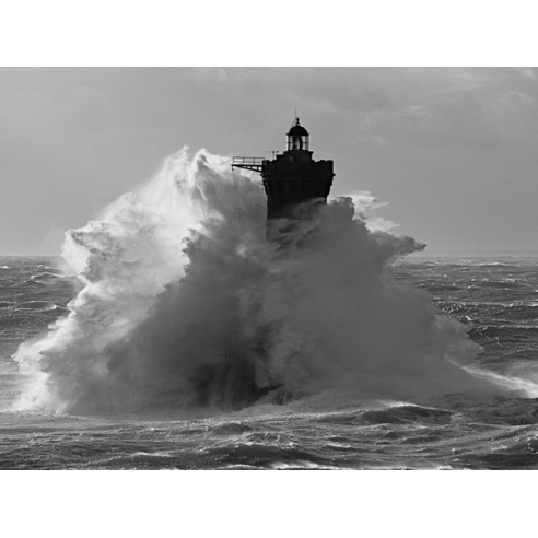Phare du Four lors d'une tempête